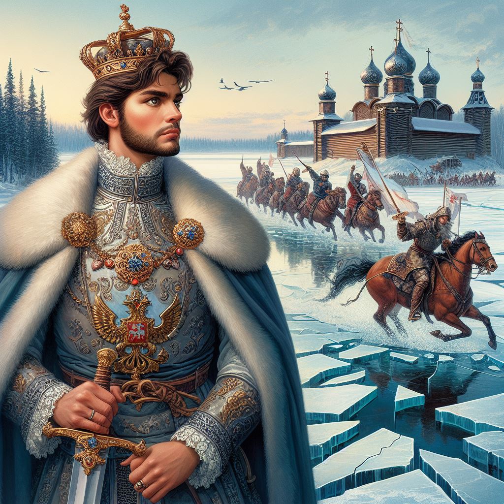 Ледовое побоище Александра Невского на Чудском озере