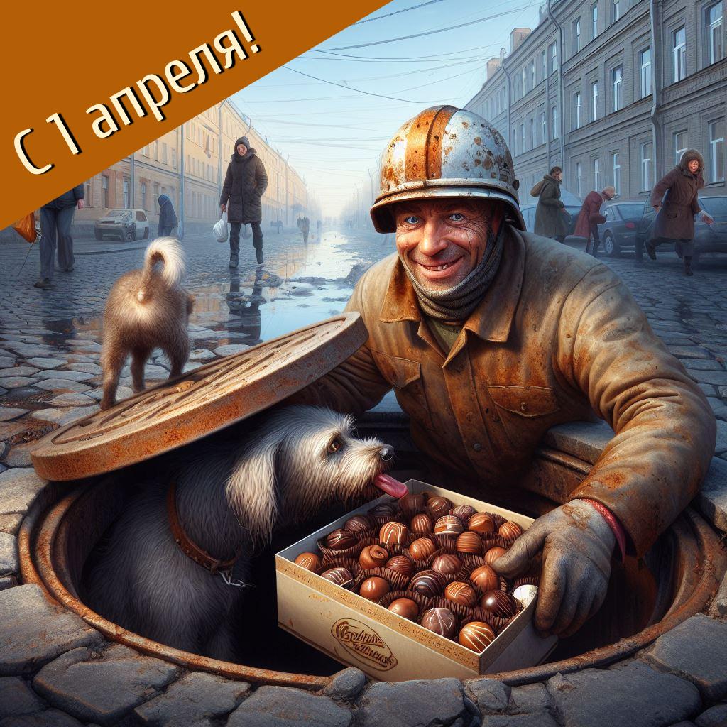 Картинки с 1 апреля - прикольные смешные гифки